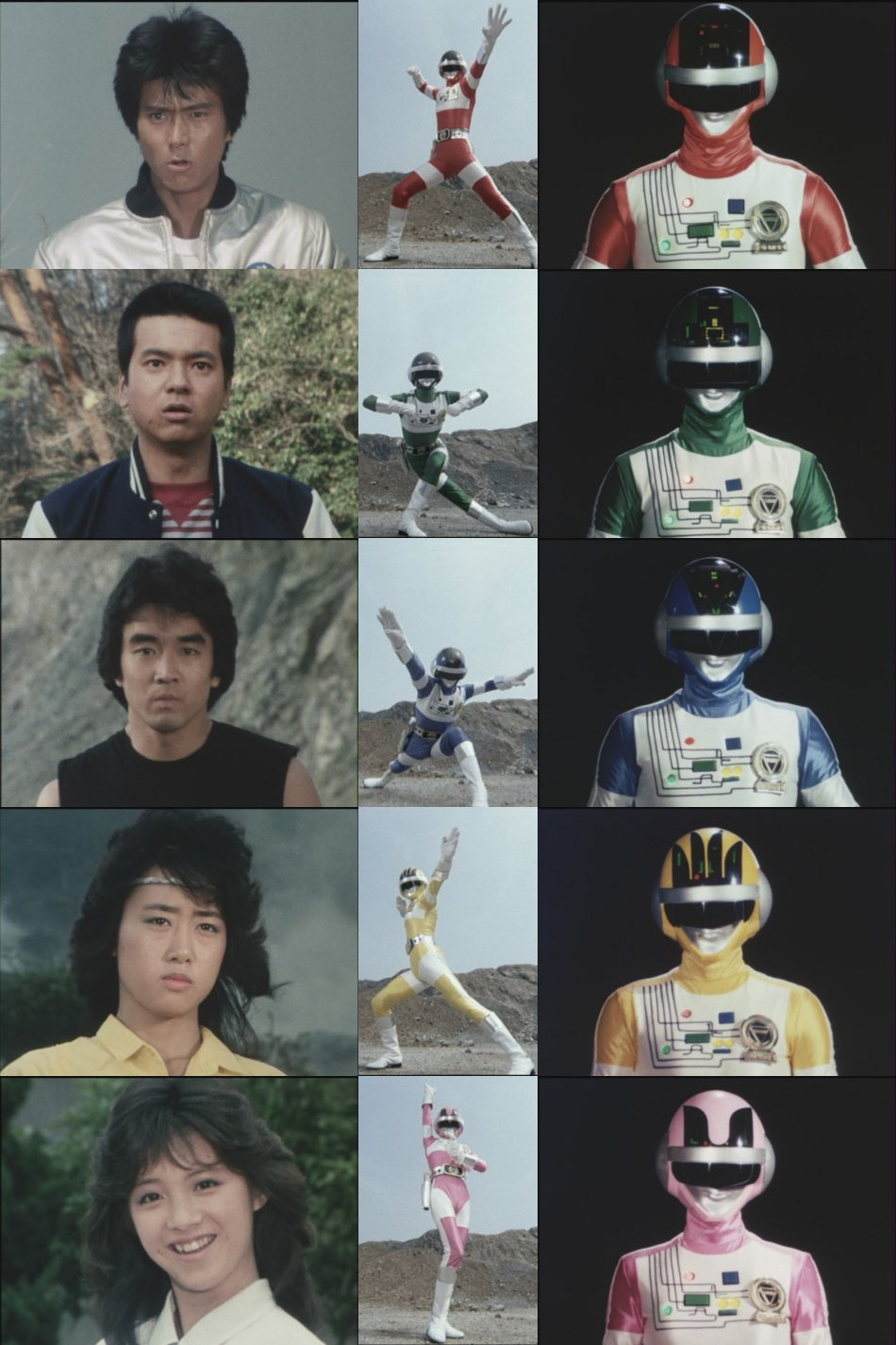 Rainbowmen (Bioman) | Bruce Lit